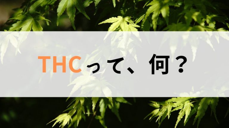 「THC（テトラヒドロカンナビノール）とは？」を丸ごと解説│CBD Library